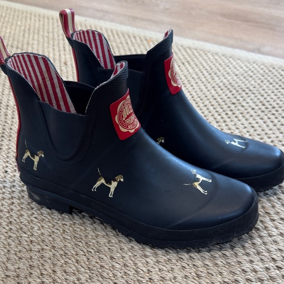 Joules | Shoes | Joules Wellibob Short Rain Boots9 English Pointer Dog ...